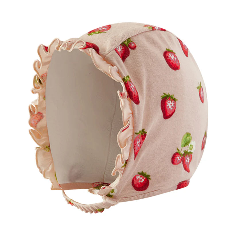Strawberry Organic Cotton Bonnet